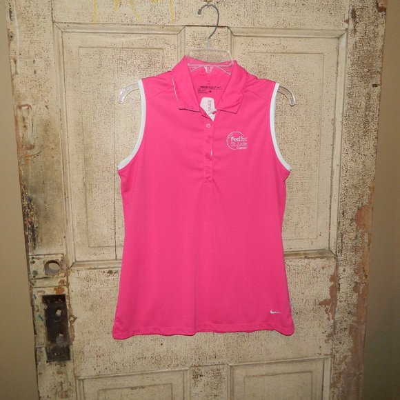 Nike | Tops | Nike Golf Victory Colorblock Polo Womens Shirt With Logo ...